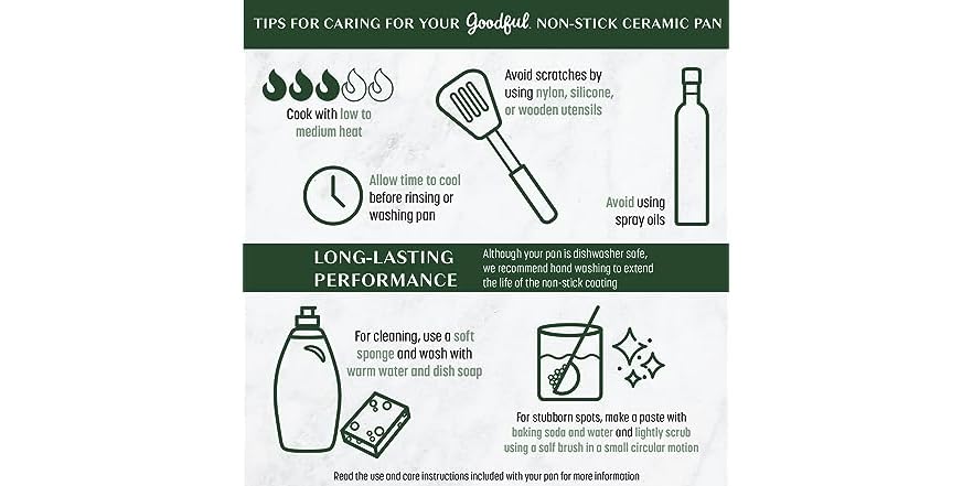 Goodful Ceramic Nonstick Cooking Set