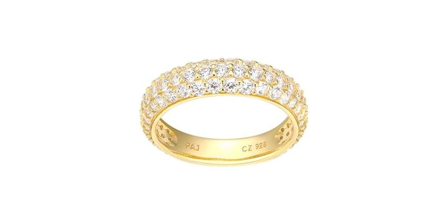 Amazon Essentials Pave Eternity Ring
