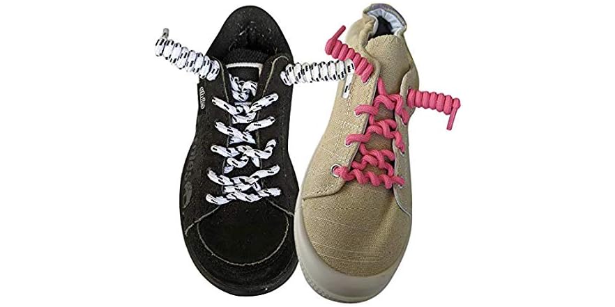 FootMatters Curly No Tie Shoe Laces