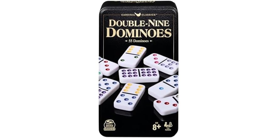 Cardinal Classics Double Nine Dominoes Set