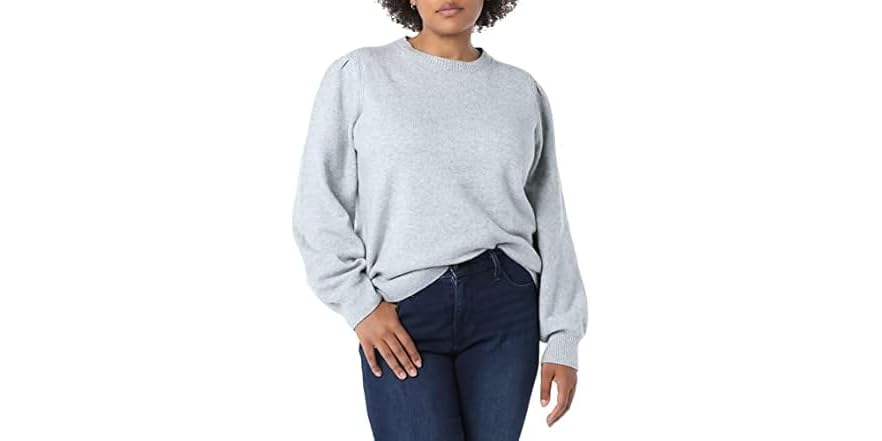 Amazon Essential Pleated Shoulder Sweater
