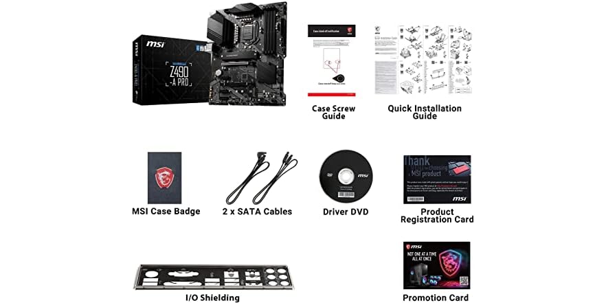 MSI Z490-A PRO ProSeries ATX Motherboard
