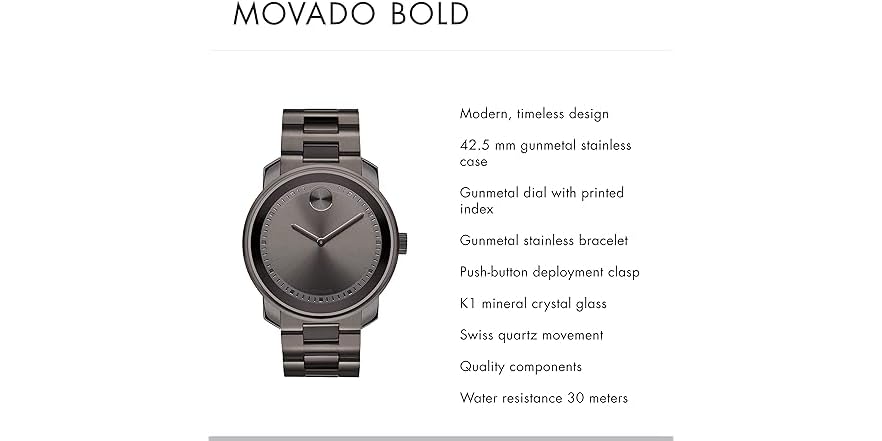 Movado Bold Unisex Watch 3600259