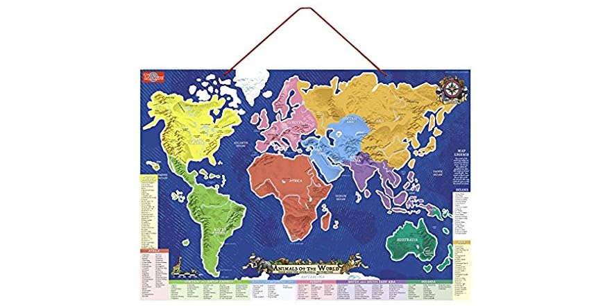 T.S. Shure Magnetic Map Puzzle