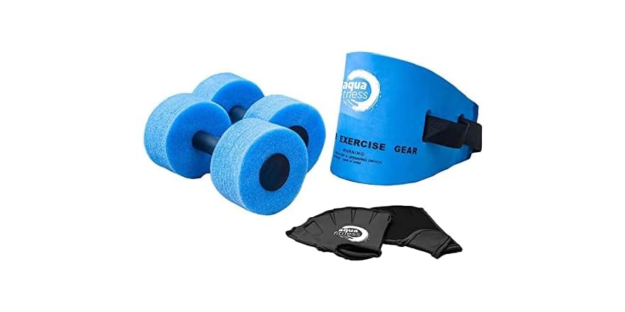 Aqua 6-Piece Fitness Set