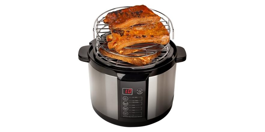 Emson 5-Qt. Electric Indoor Pressure Cooker Smoker