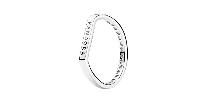 PANDORA Logo Bar Ring
