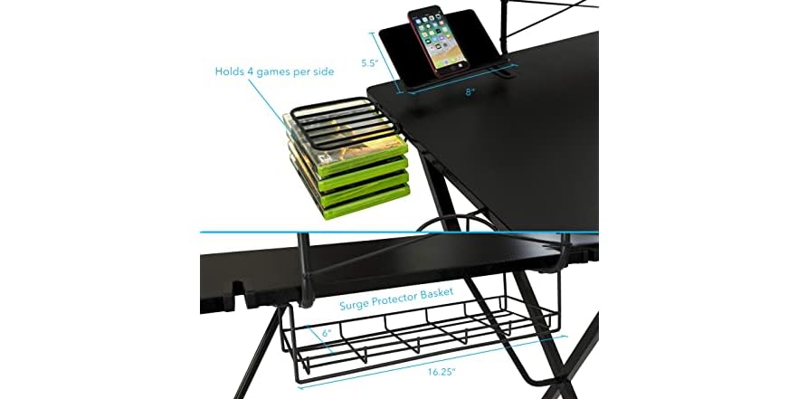 Atlantic Gaming Original Gaming-Desk Pro