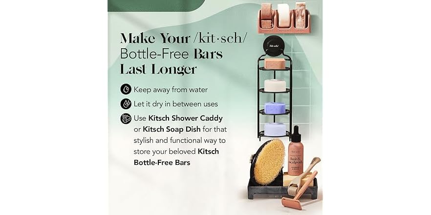 Kitsch Rosemary & Biotin Shampoo and Conditioner