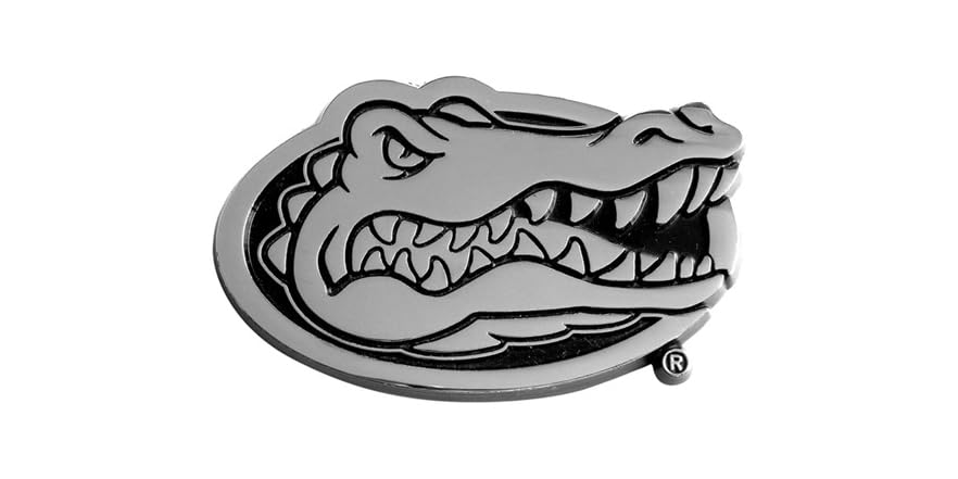 NCAA Chrome Car Emblems