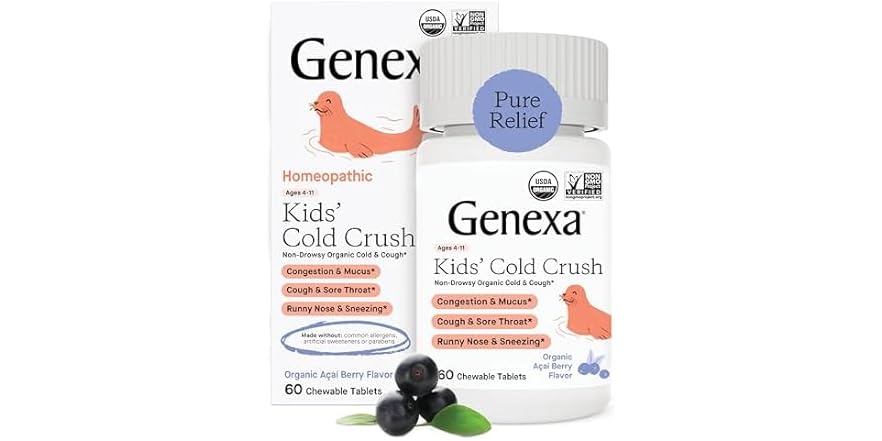 Genexa Cold Crush for Children – 60 Tabs
