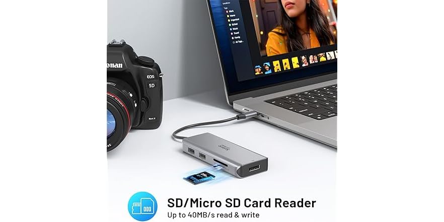 USB-C Dock with Dual HDMI & DisplayPort