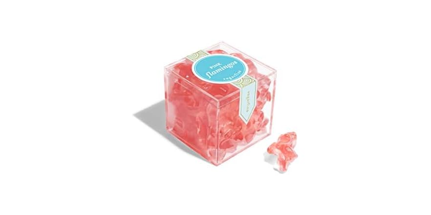 (4 Pack) Sugarfina Small Cube- Pink Flamingos