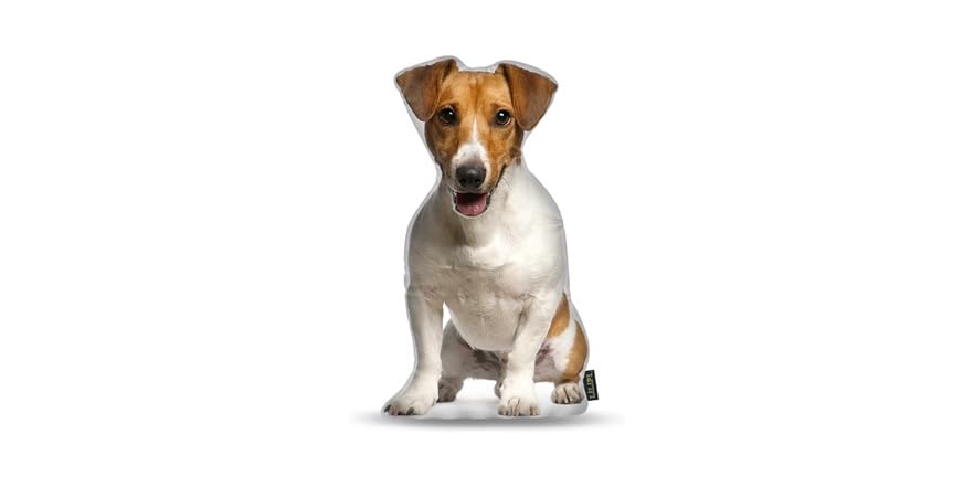 Jack Russell Shaped Pillow