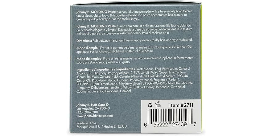 (2 Pack) Johnny B Molding Paste Pliable Clay, 3 oz