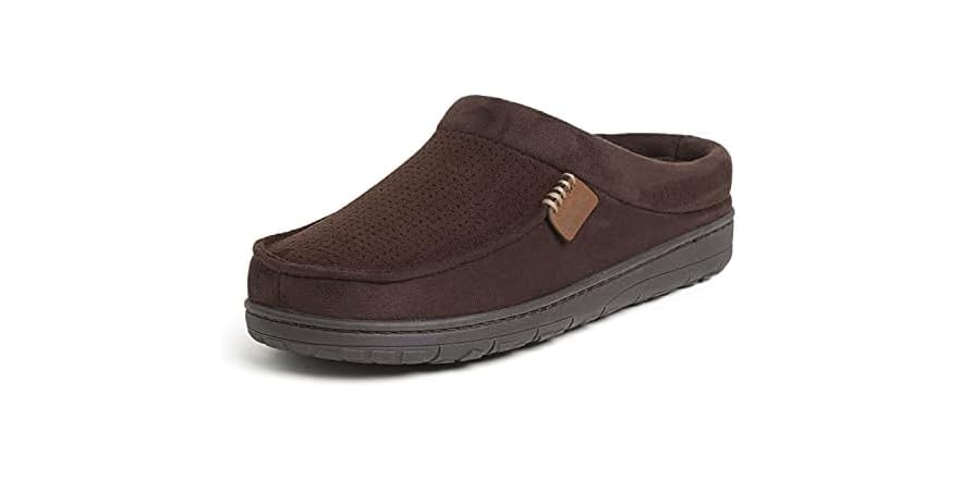 Dearfoams Men's Memory Foam House Clogs