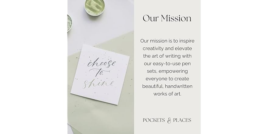 Pockets & Places Calligraphy Pen Set