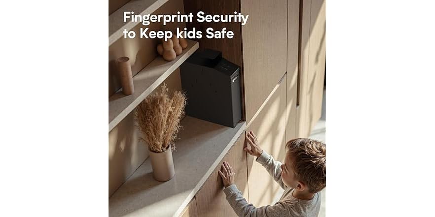 ADIMO T6 Slider Biometric Gun Safe
