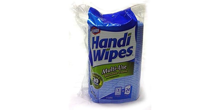 Clorox Handi Wipes Reusable Cloths, 72ct