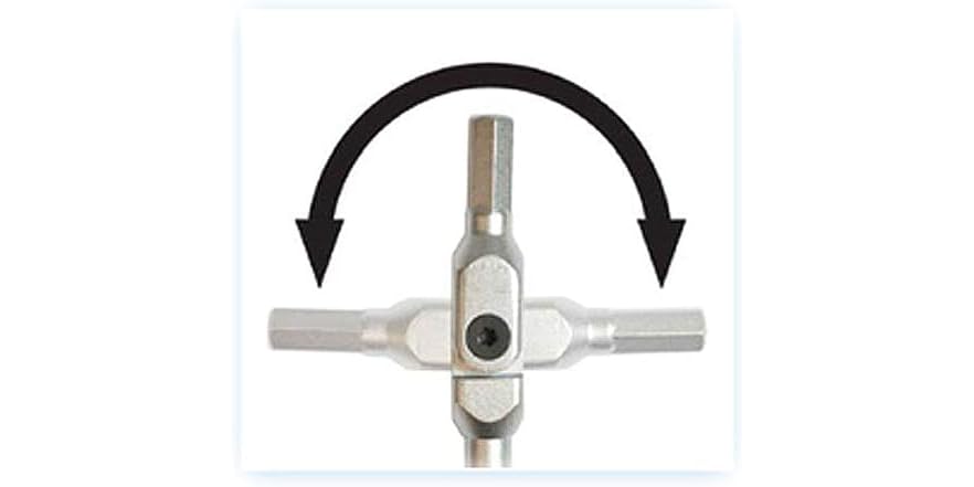 Bondus 00022 Set 10 Chrome Torx Hex Pro Wrench T15-T55