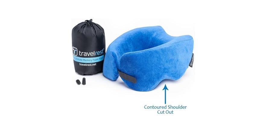 Travelrest - Ultimate Memory Foam Travel Pillow