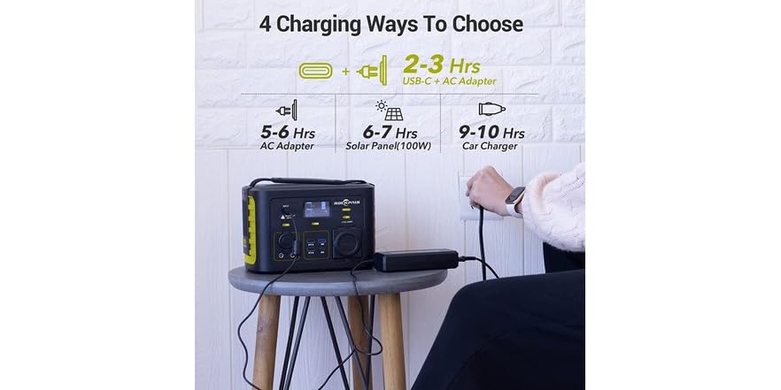 ROCKPALS Freeman 300W Portable Power Station