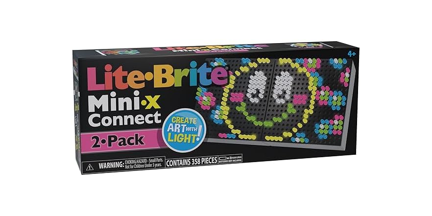 Lite Brite Mini-X Connect 2 Pack