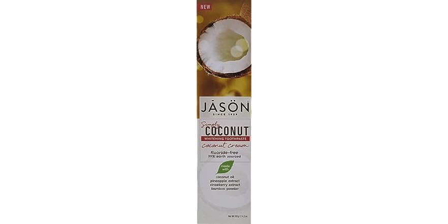 Jason Simply Coconut Whitening Toothpaste