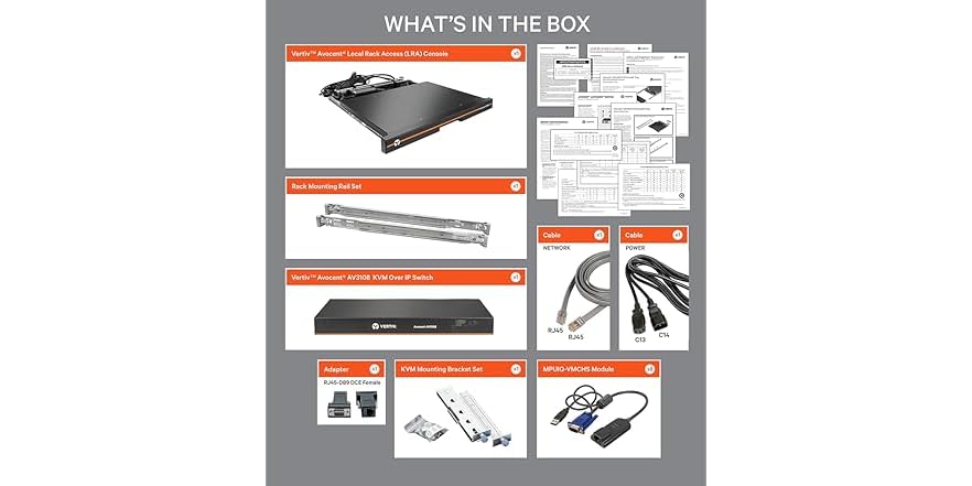 Vertiv Avocent LRA Rack Console 18.5" LC