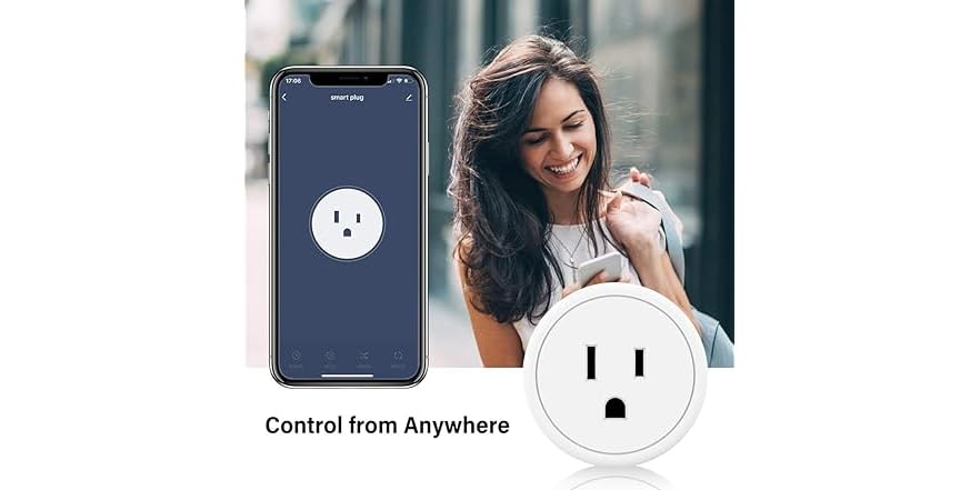 Aoycocr Mini Bluetooth WIFI Smart Socket Switch 4-Pk