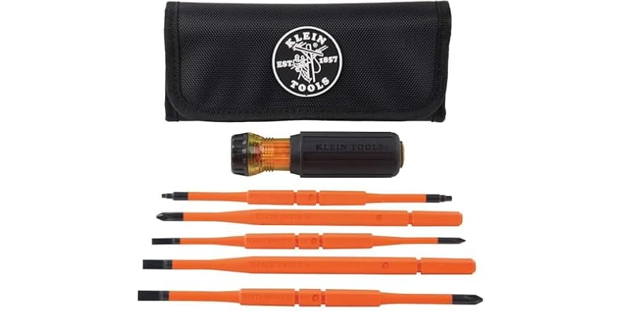 Klein Tools 32288 Insulated 8-in-1 Screwdriver Set (Open Box)