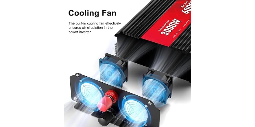 ROARBATT 3000W Power Inverter