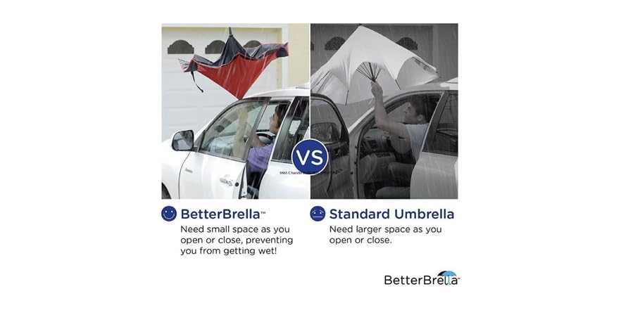 Better Brella 34" C-Shape Handle Umbrella