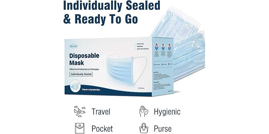 Disposable Face Mask Individually Wrap