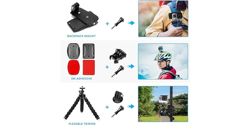 14 in 1 Action Camera Accessories Kit