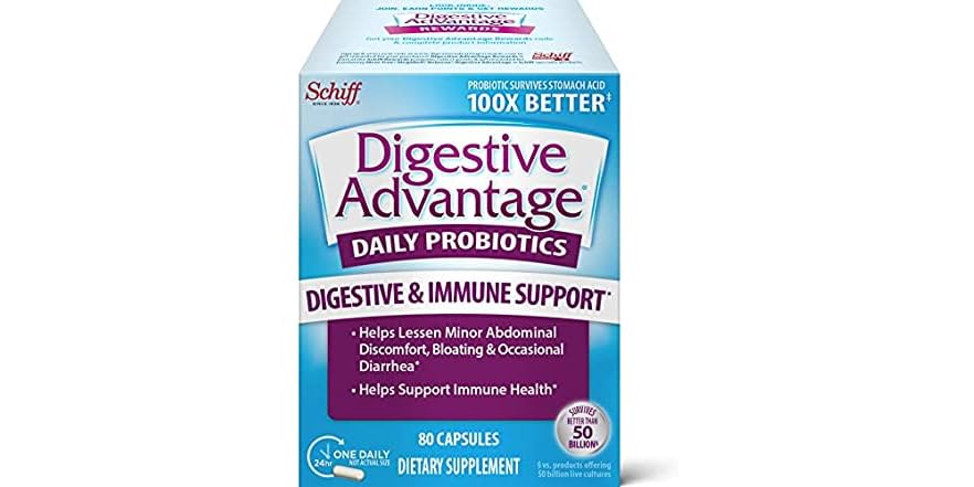 Digestive Advantage Probiotics, 80ct