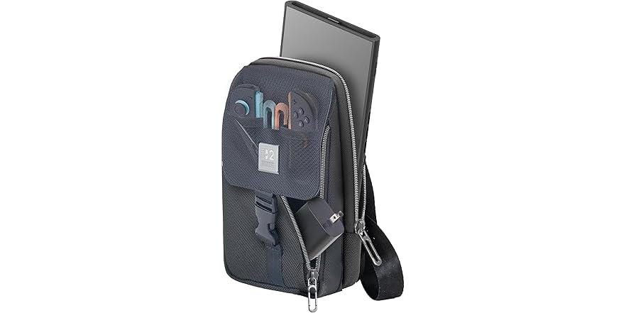 Game Traveler Deluxe Crossbody Bag for Nintendo Switch