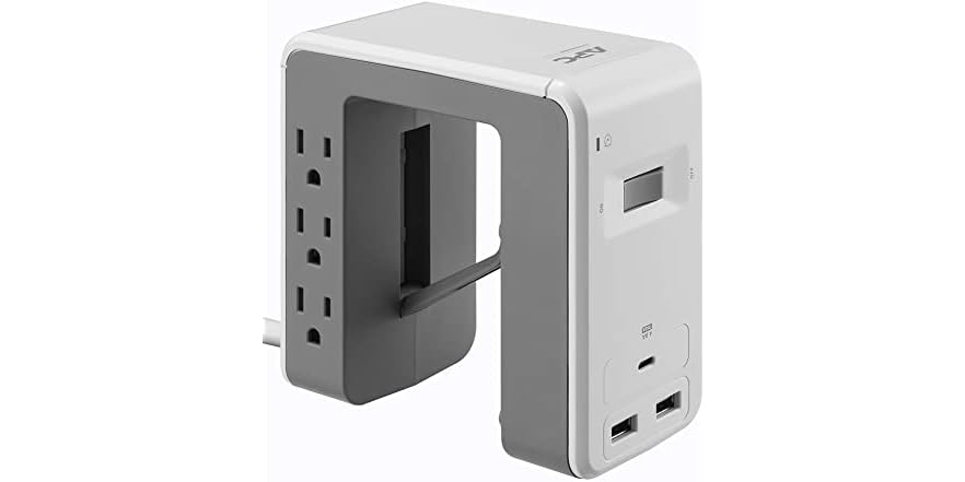 APC 6-Outlet Desk Surge Protected Power Station w/USB