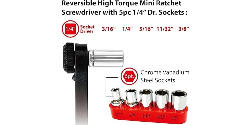 BIG RED Torin Socket Set