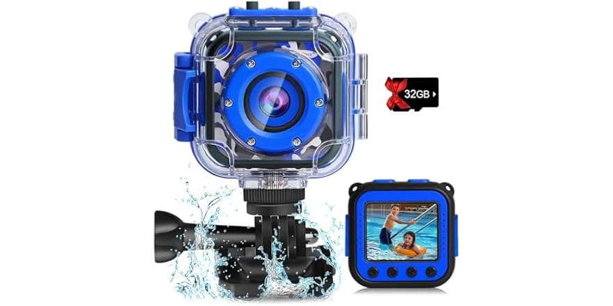 Prograce Waterproof Camera for Kids