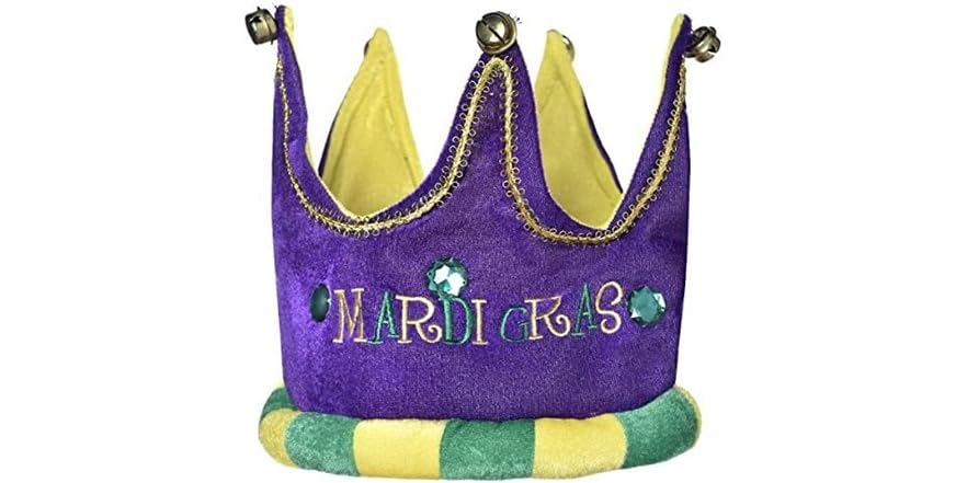 Mardi Gras Jester Royal Crown - 5" x 11"