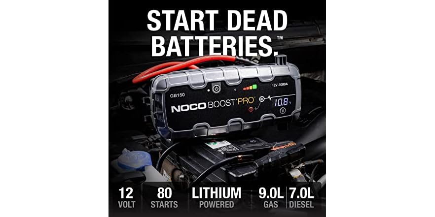 NOCO Boost Pro GB150 (NEW) 3000A 12V Jump Starter