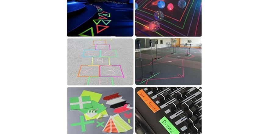 Fluorescent Neon Pink Gaffer Tape 3 Pack