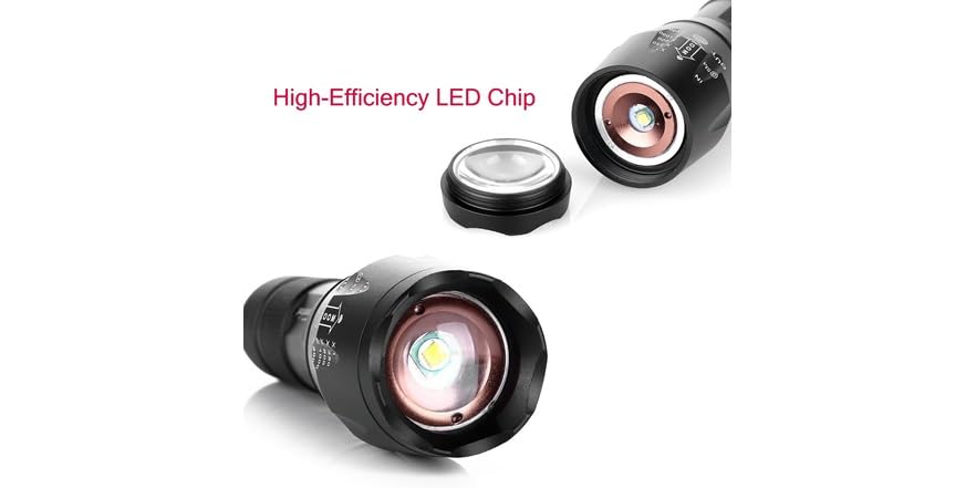 Elite 800 Lumen Tactical Flashlight 2-Pack