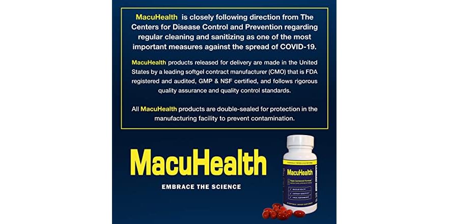 MacuHealth Eye Vitamins Supplement