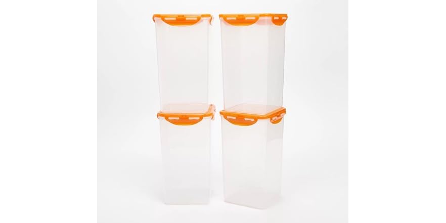 LocknLock 4-Pc Tall Canister Storage Set