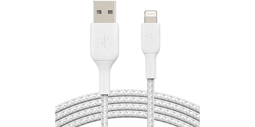 Belkin Braided Lightning Cable, 3.3ft