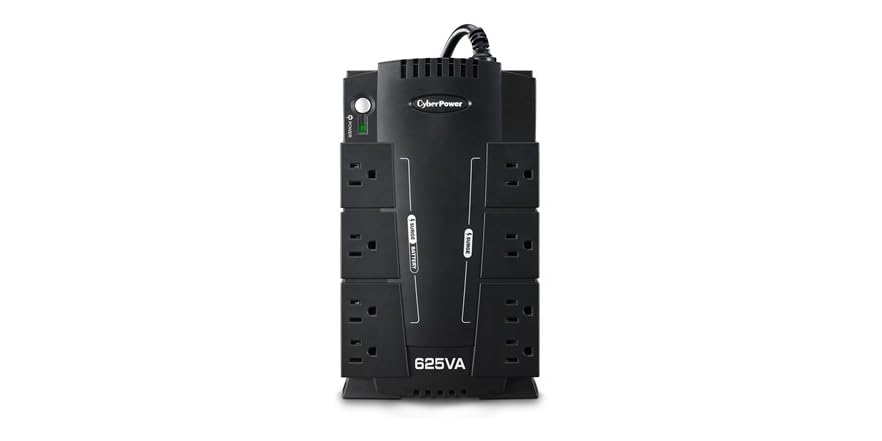 CyberPower 625VA/375W PC Battery Backup