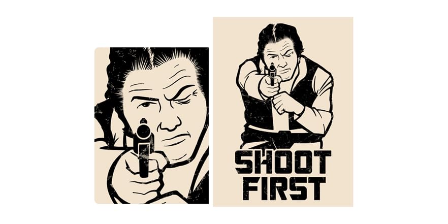 Trooper Target Practice Poster