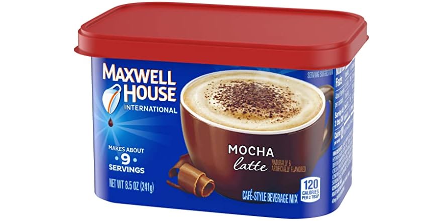 Maxwell House Instant Mocha Latte Coffee